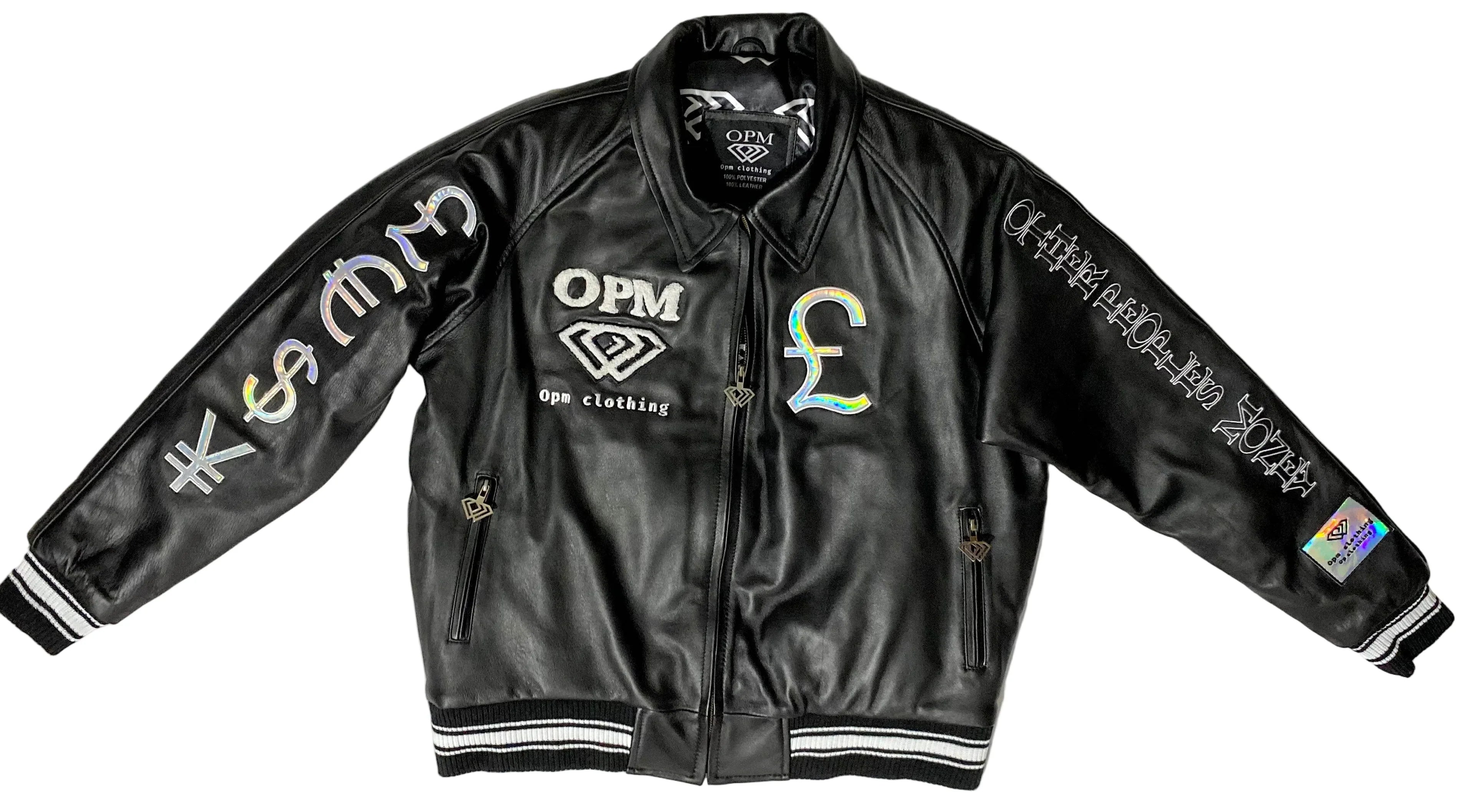 OPM BLACK MONEY MAKER HOLOGRAPHIC JACKET